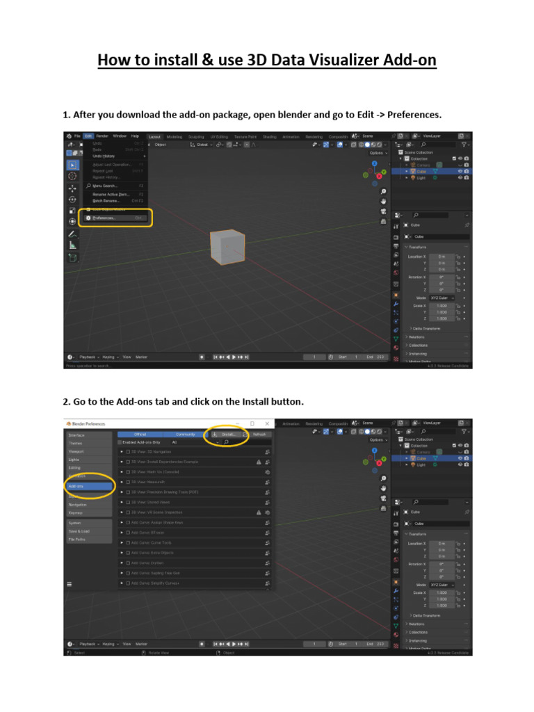How to Install & Use 3D Data Visualizer | PDF | Comma Separated Values | Microsoft Excel