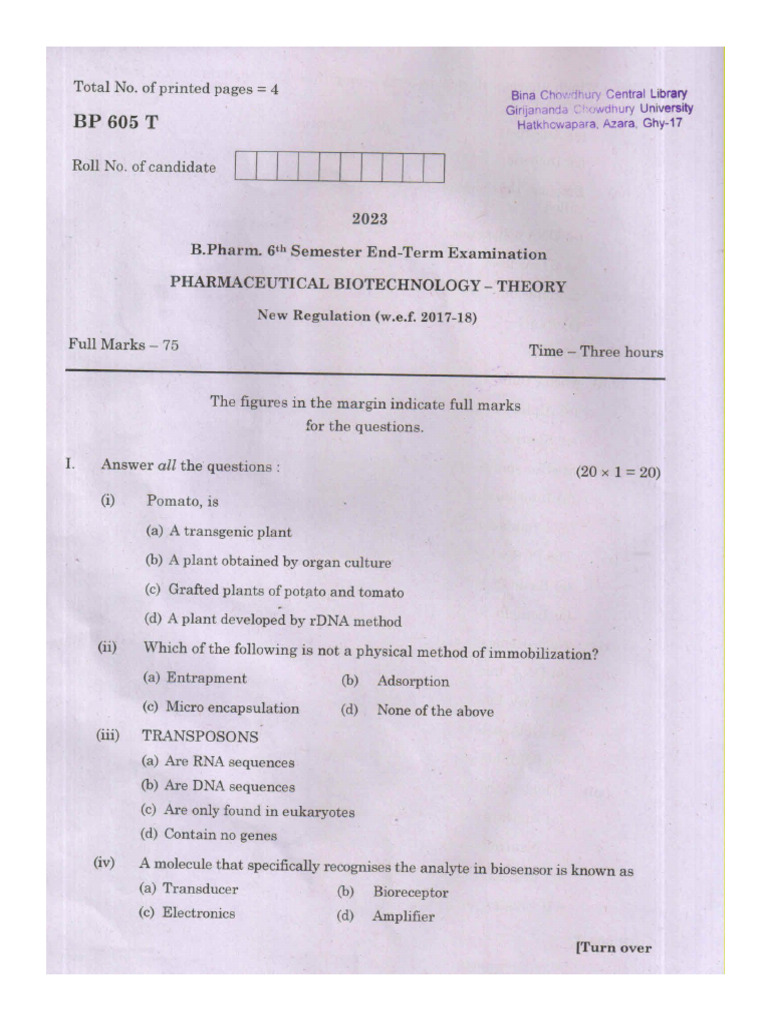 Pharmaceutical Biotechnology | PDF