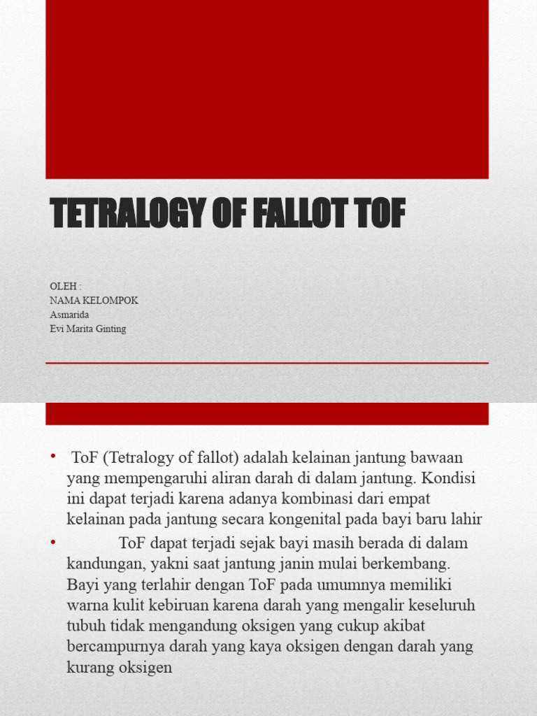Panduan Tetralogy of Fallot | PDF | Sains & Matematika