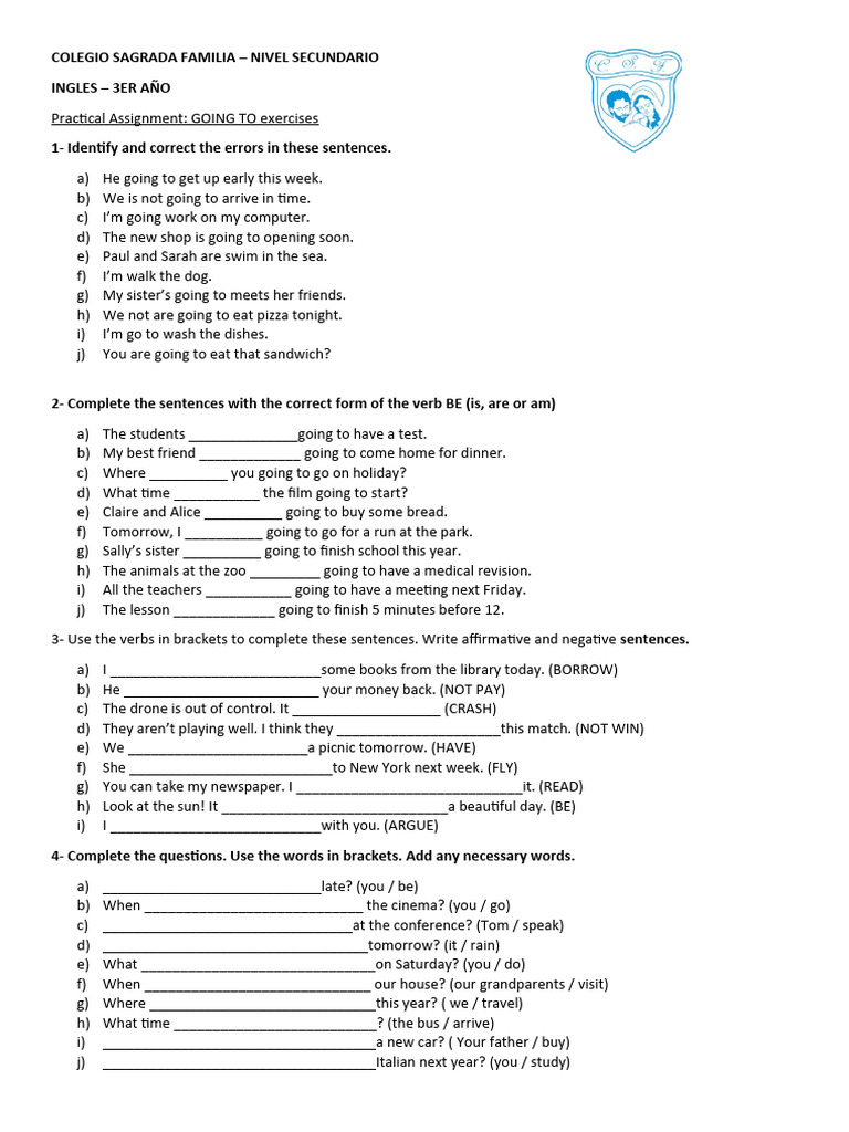 Going To Exercises (TP) | PDF | Languages | Foreign Language Studies