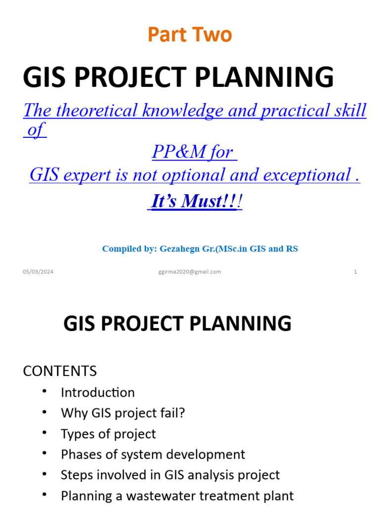 GIS Project Planning Guide | PDF | Geographic Information System ...