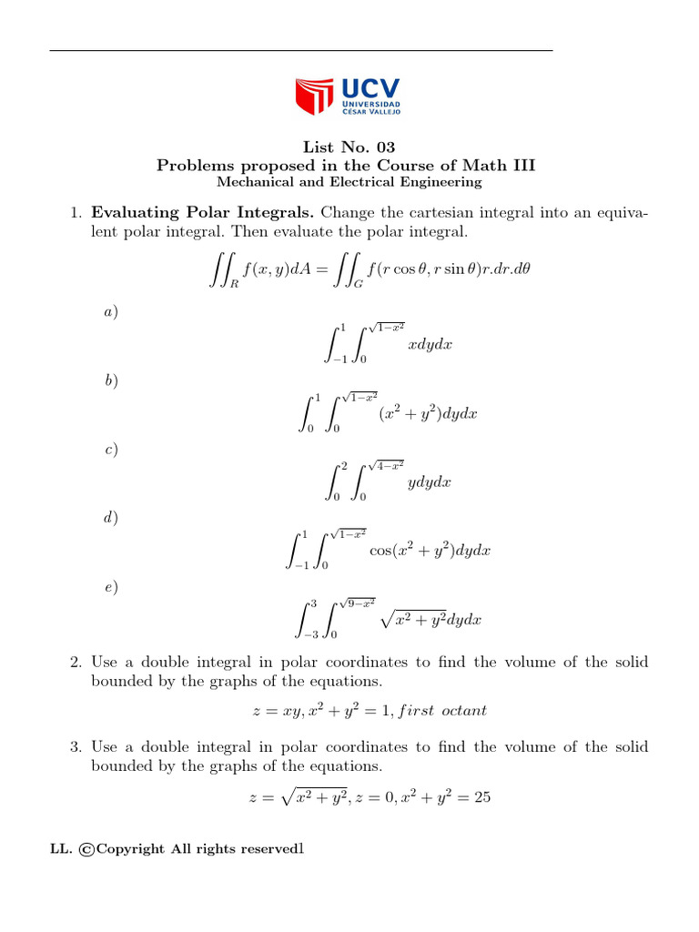 2024 (I) Ing Mec Matematica III (List 04) | PDF