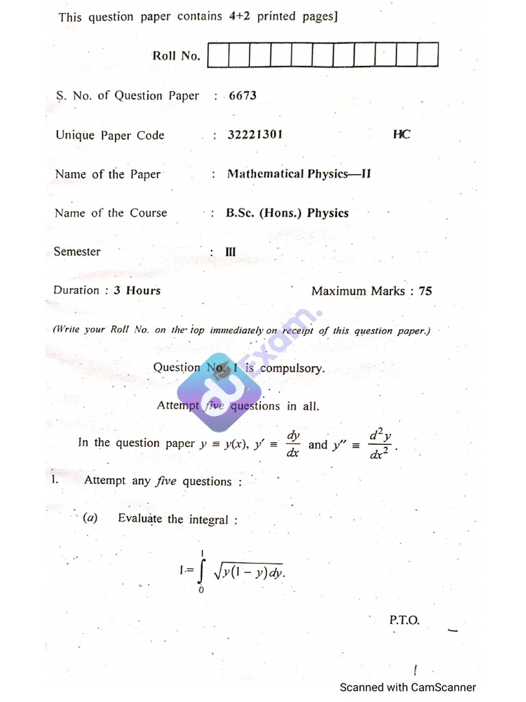 Mathematical Physics 2-2022-3 Watermark | PDF