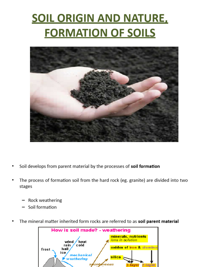 Soil Origin | Download Free PDF | Rock (Geology) | Weathering