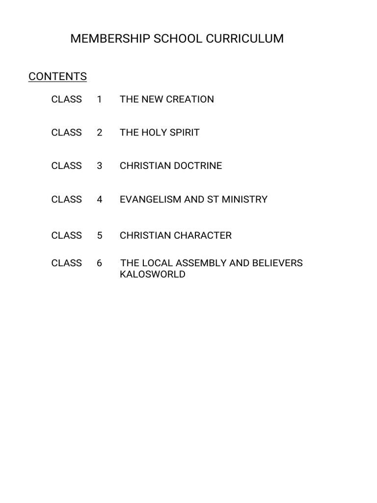 Membership School | PDF