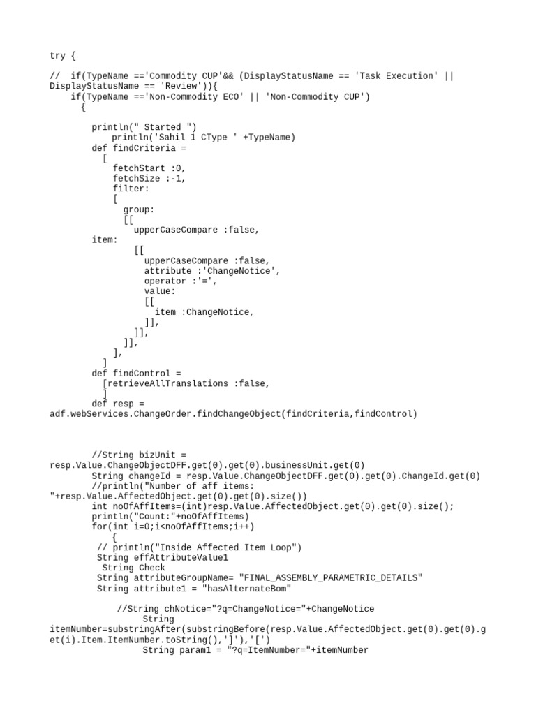 Groovy Trigger For Alternate Strategic Part Attribute Pdf Computer Programming Programming