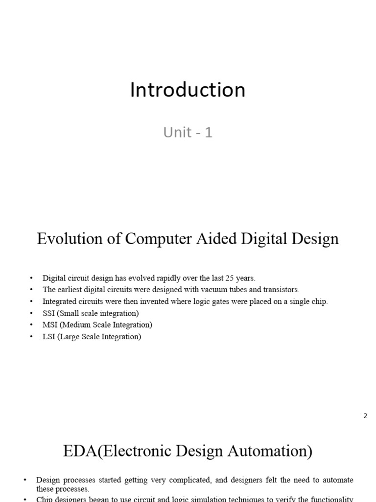 Introduction To HDL | Download Free PDF | Hardware Description Language ...