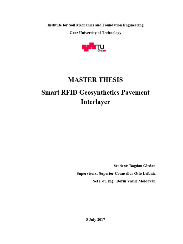 Smart RFID Geosynthetics Pavement Interlayer - BogdanGirdan | PDF ...
