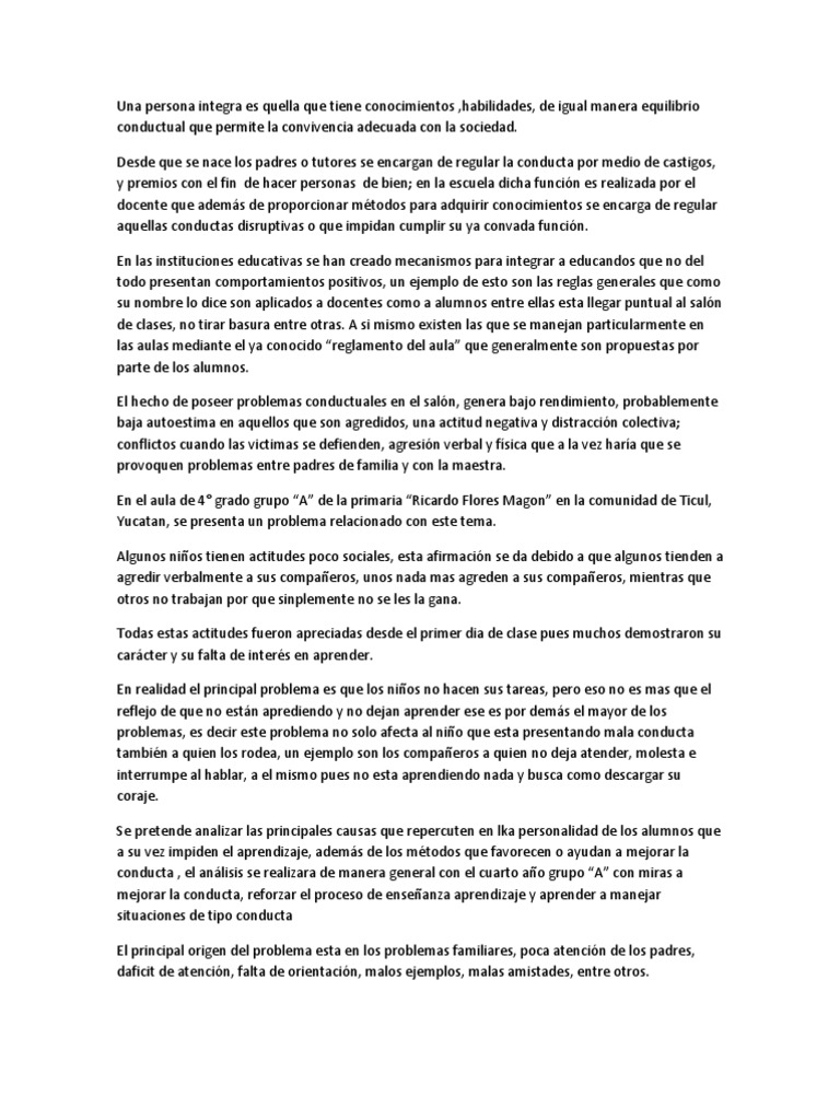 Una Persona Integra Es Quella Que Tiene Conocimientos | Descargar ...