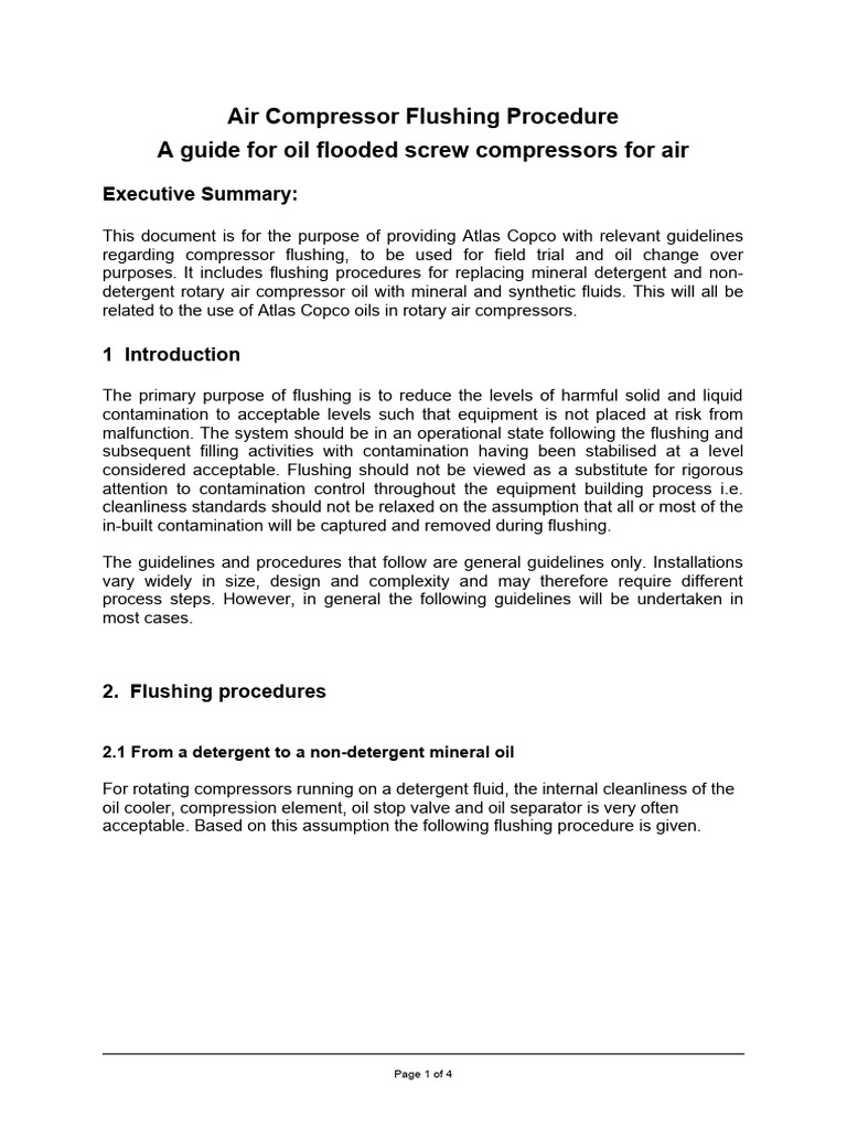 Flushing Procedure Neutral | PDF | Oil | Lubricant