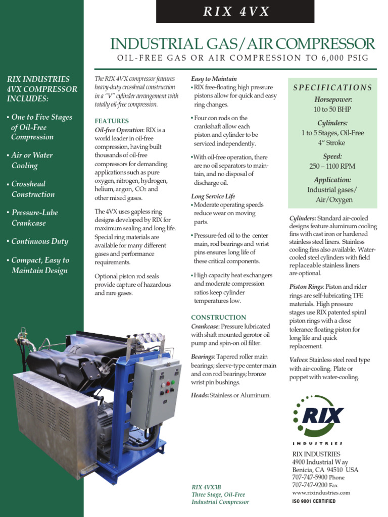 4vx-flier | PDF | Piston | Gases