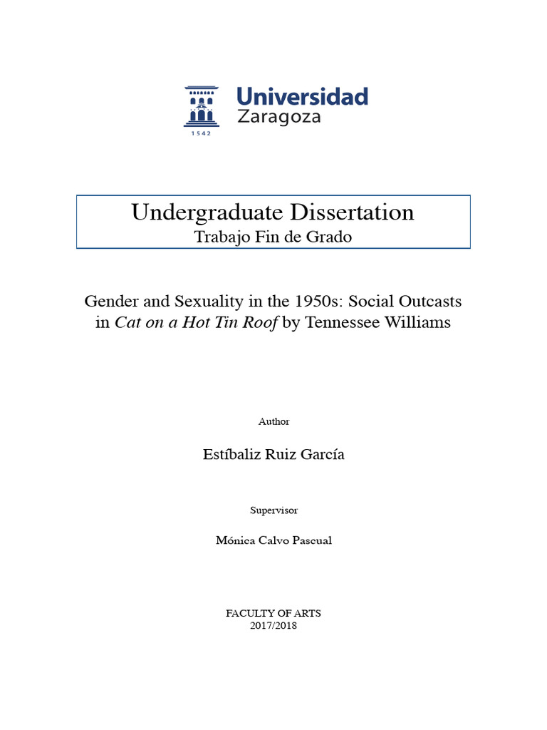 Taz TFG 2018 1269 | Download Free PDF | Masculinity | Feminism