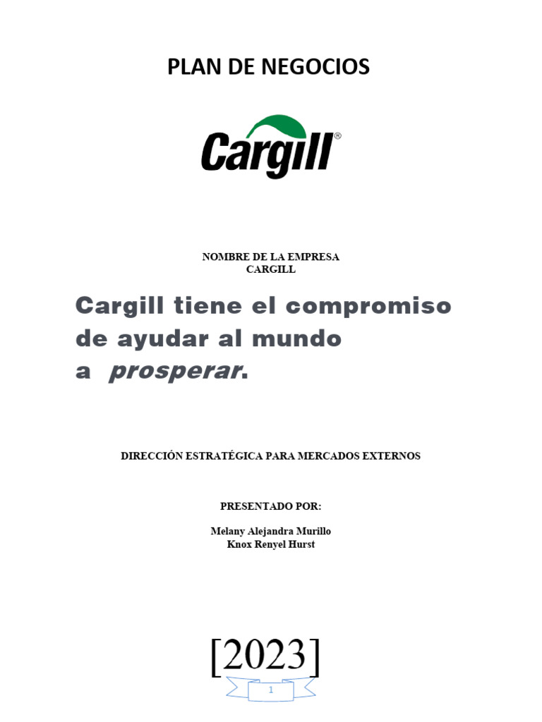 Cargill | PDF | Business | Alimentos