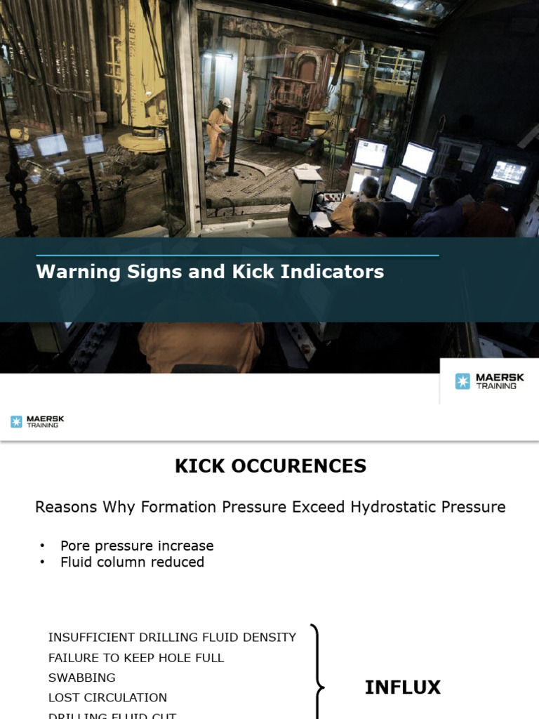 160.0214.01 Kick Warning Signs and Indicators | PDF | Chemical Engineering