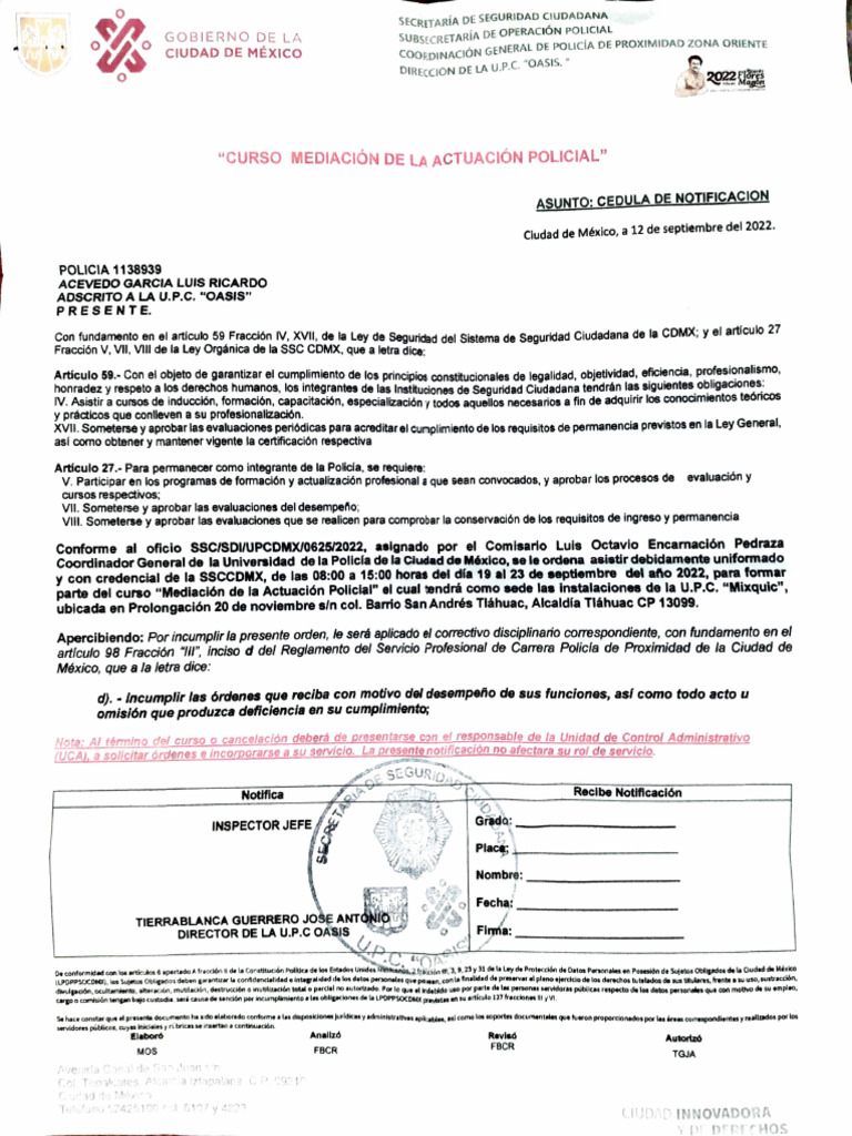 Adobe Scan 20 Sep. 2022 | PDF | Policía | Gobierno Adobe Scan 20 Sep. 2022 | PDF | Policía | Gobierno