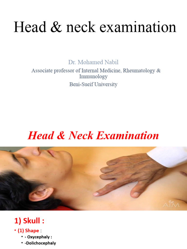 Head &neck Examination 1 | PDF | Atrium (Heart) | Diastole