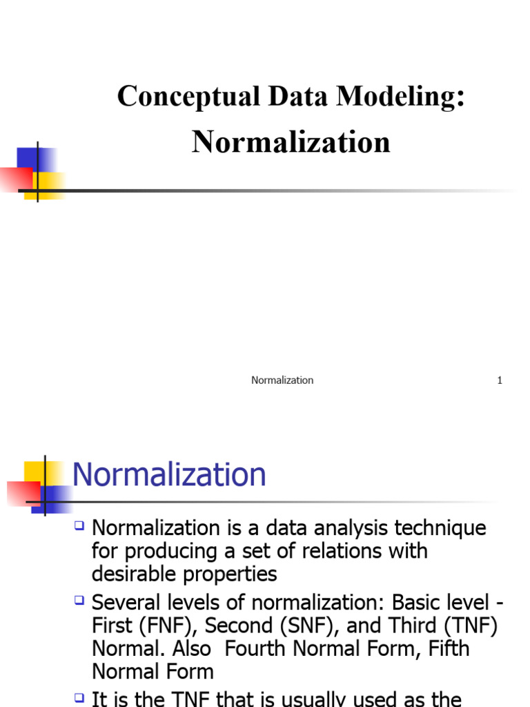 Understanding Database Normalization Techniques | PDF | Databases ...