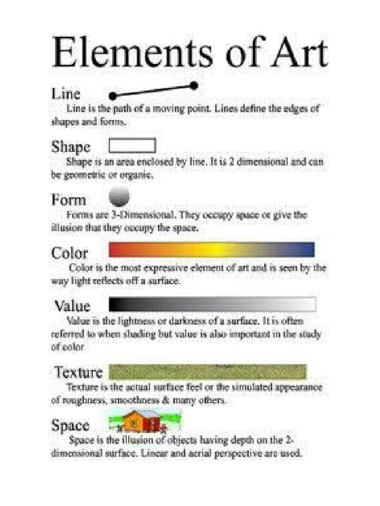 Elements Principles of Art HO | PDF