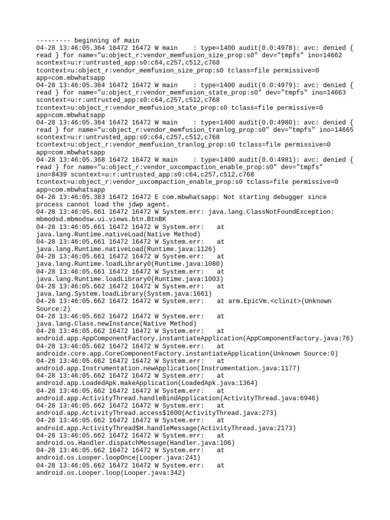 Logcat | Download Free PDF | Java (Programming Language) | Android (Operating System)