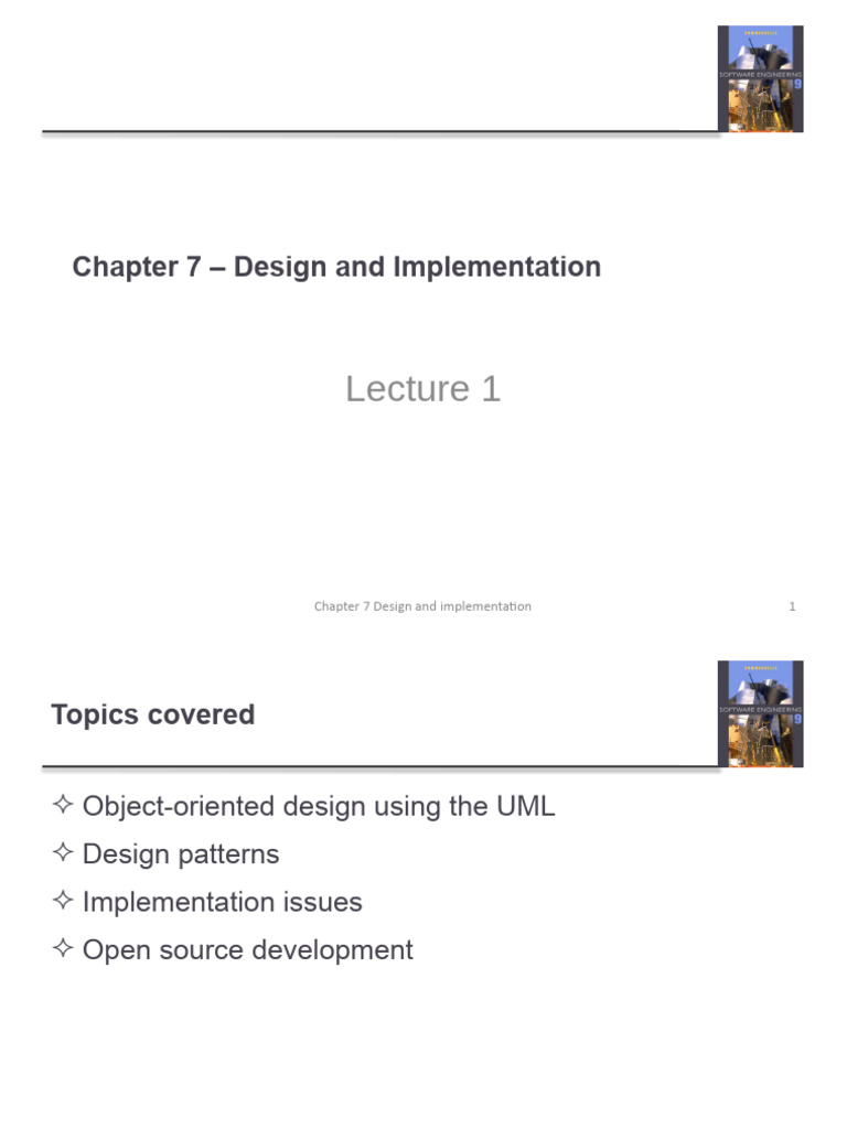 Ch7 - Design and Implementation - 10th Edition (1) 1 | Download Free PDF | Open Source | Software