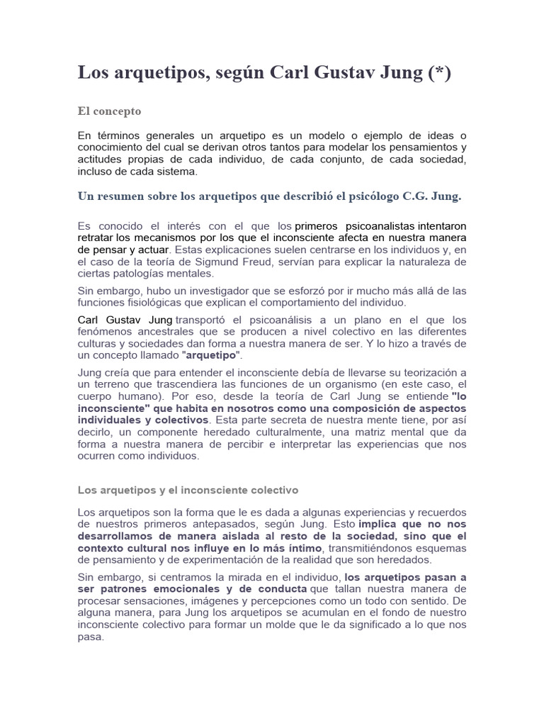 PSICOLOGIA | PDF | Carl Jung | Pensamiento