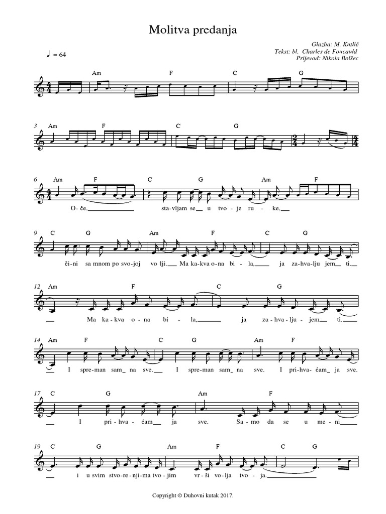 Molitva Predanja | PDF