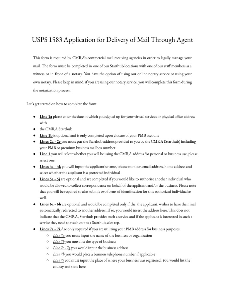 USPS Instructions 2023 | PDF | Identity Document | Driver's License