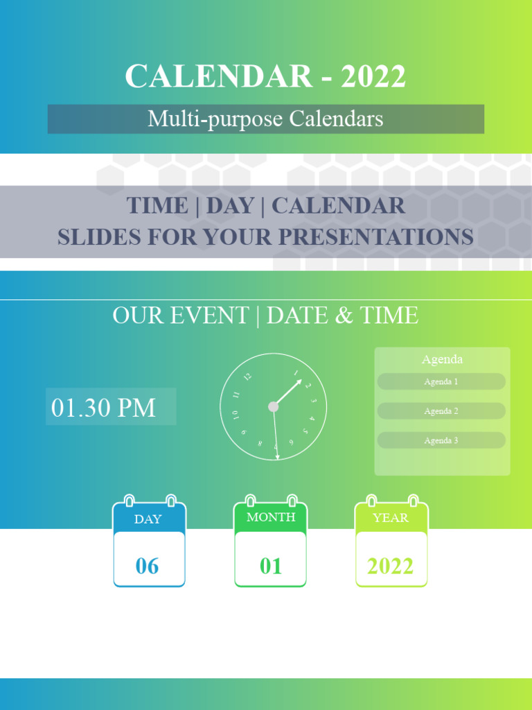 Date Time Calendars 2022 | PDF