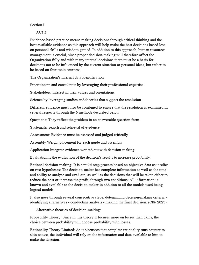 Rgda omar, assignment 2 2nd attempt | PDF | Decision Making | Critical Thinking
