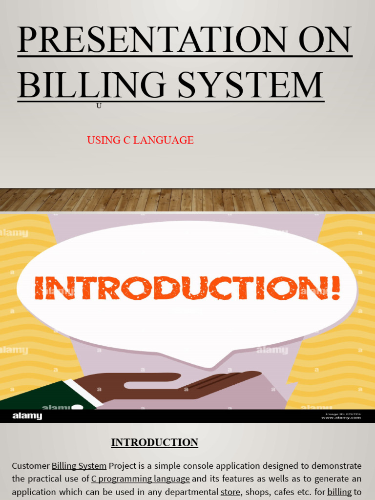 Customer Billing System in C Language | PDF | Computers