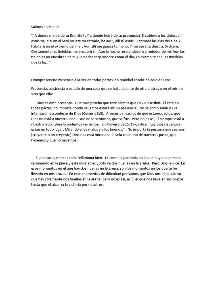 Salmos 139 | PDF