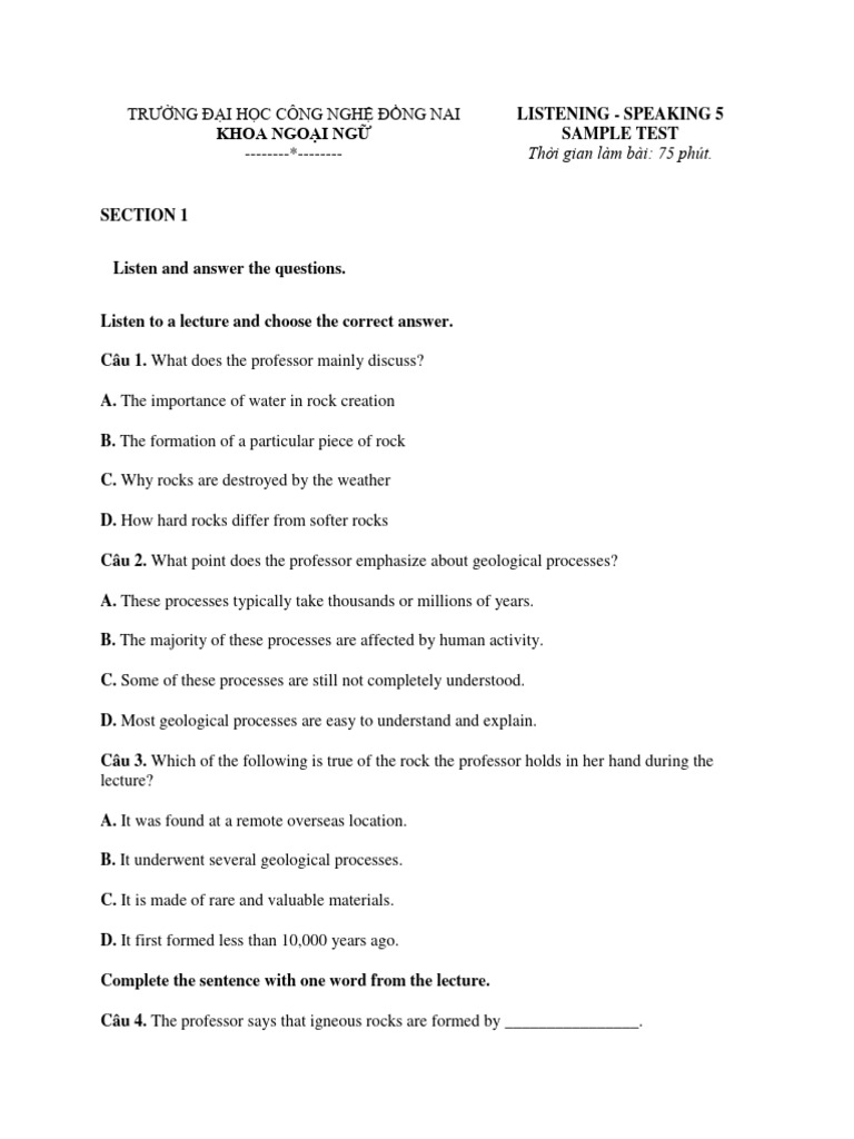 LS5-SAMPLE | PDF | Rock (Geology) | Geology