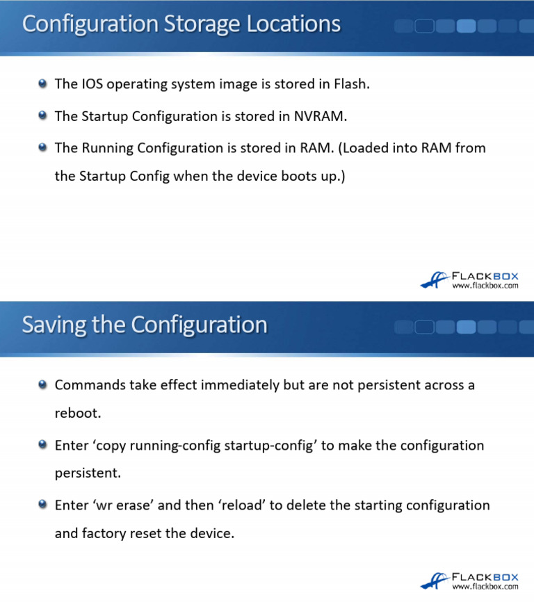 Cisco IOS Configuration Basics | PDF | Computers