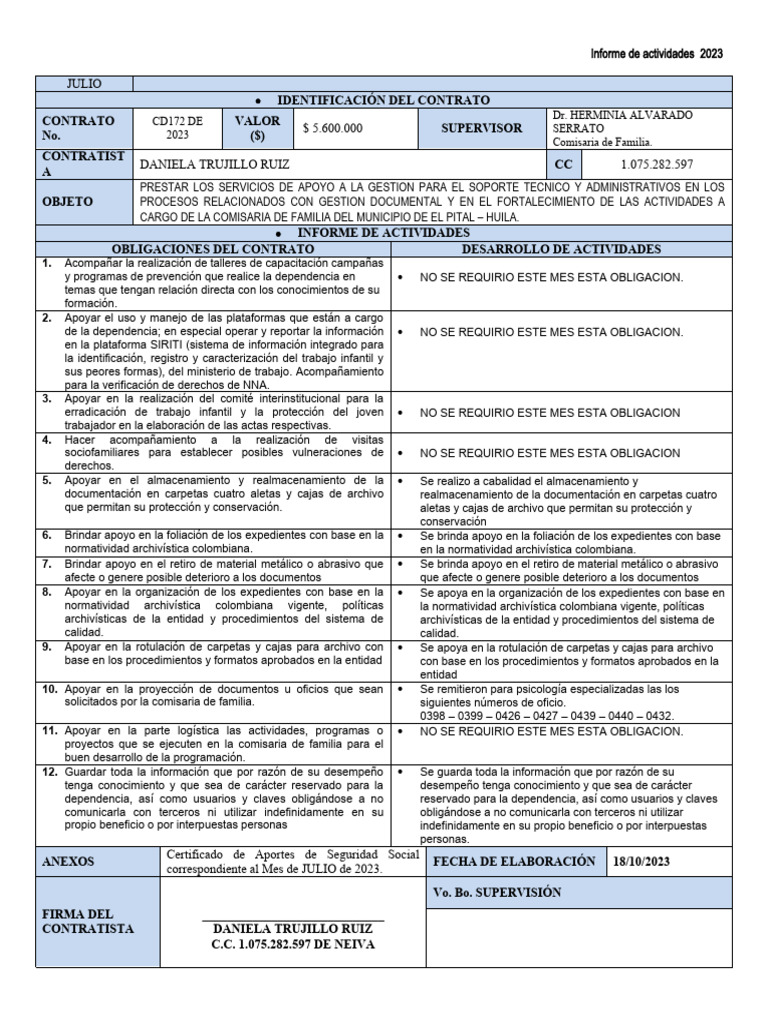 Formato Informe | PDF