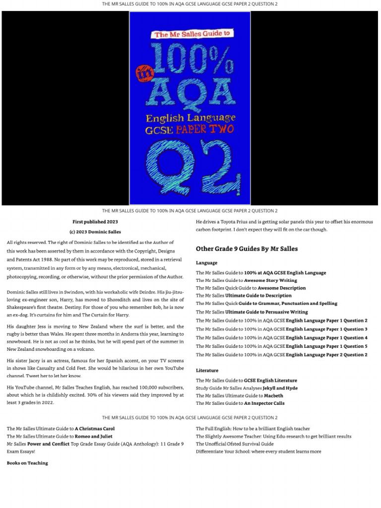 Lang P2 Q2 Salles | PDF