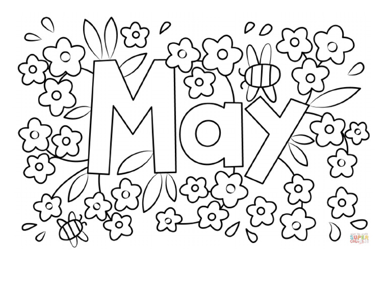 May _ Super Coloring | PDF