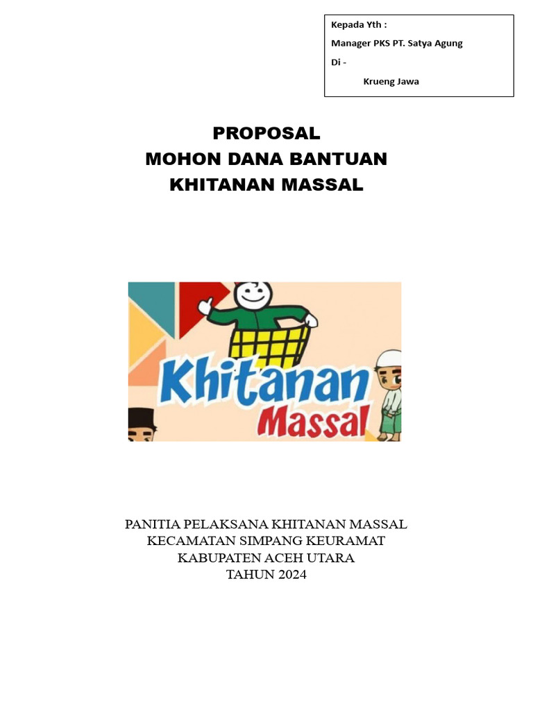 Propsal Khitan | PDF