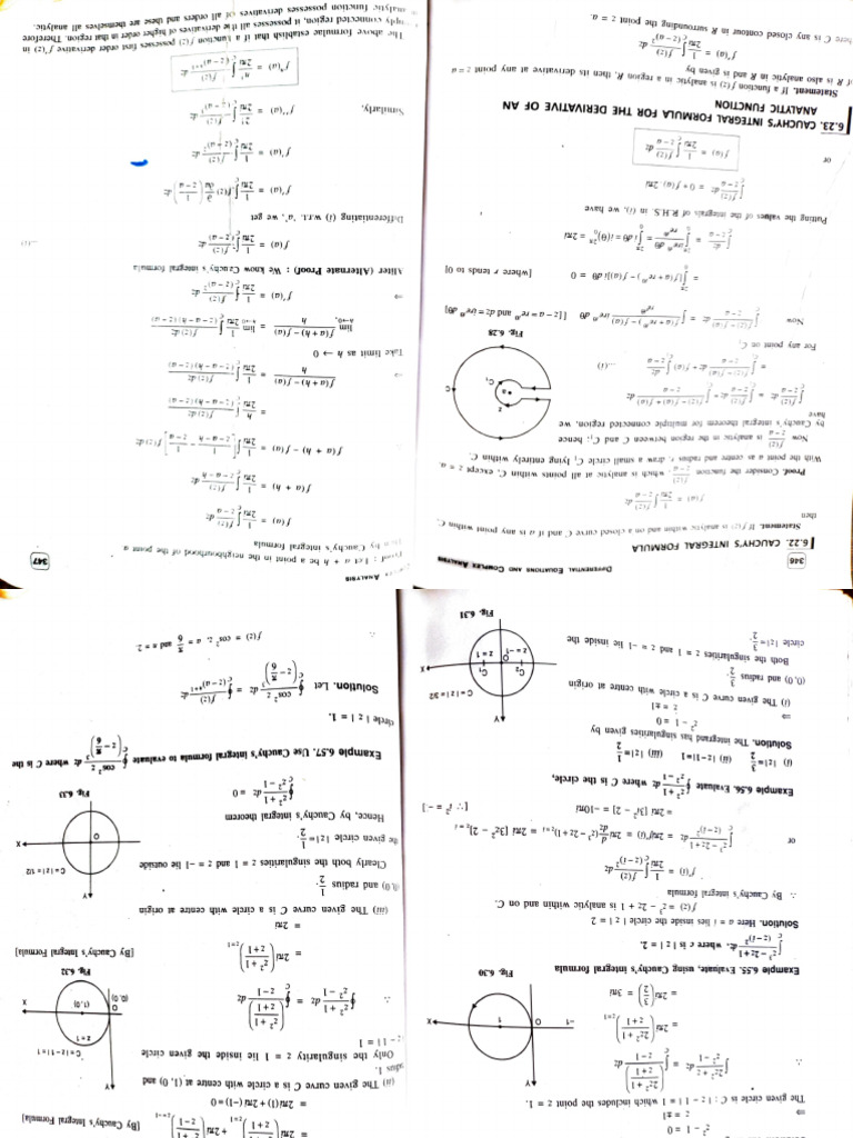 Singularity and Residue Theorem | PDF | Mathematical Analysis | Integral