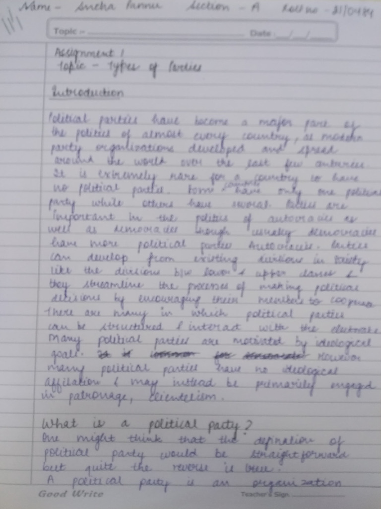 Political Party Organization Guide | PDF | Social Science