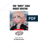 Katsuki Bakugo Workout PDF | PDF | Strength Training | Physical Fitness