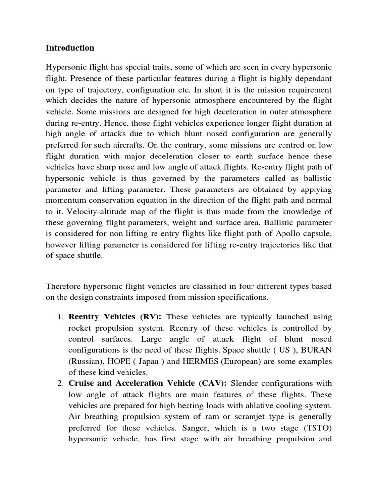Shock Layer and Entropy | PDF | Hypersonic Speed | Fluid Dynamics