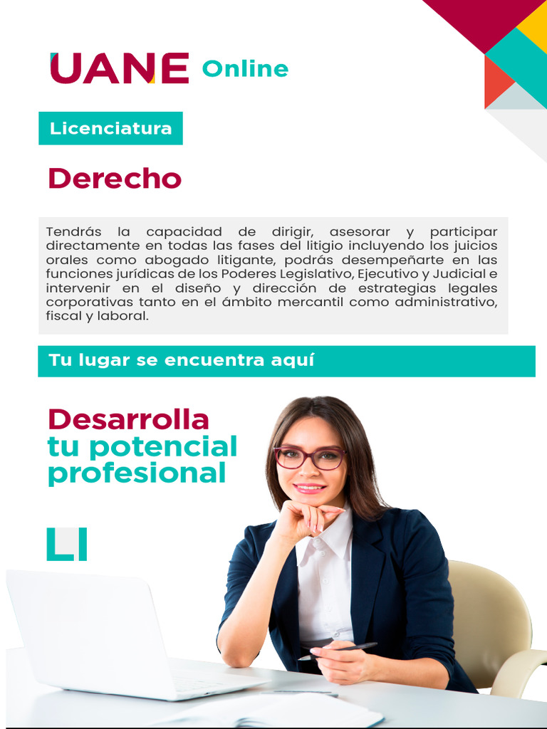 Licenciatura en Derecho Online F8a222d834 | PDF | Fiscal | Abogado