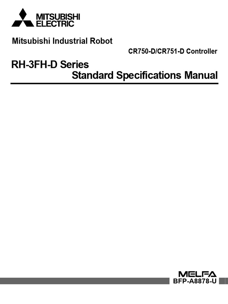 Mitsubishi Standard Spec Manual | PDF | Electrical Connector ...