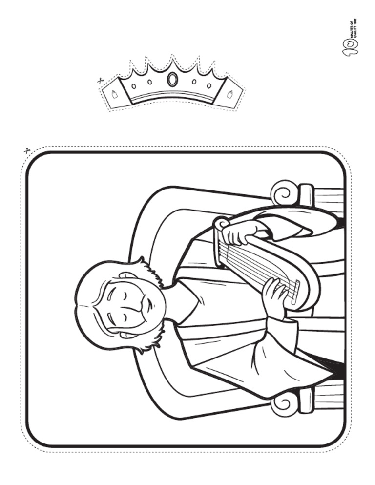 King David 3D Craft BW | PDF