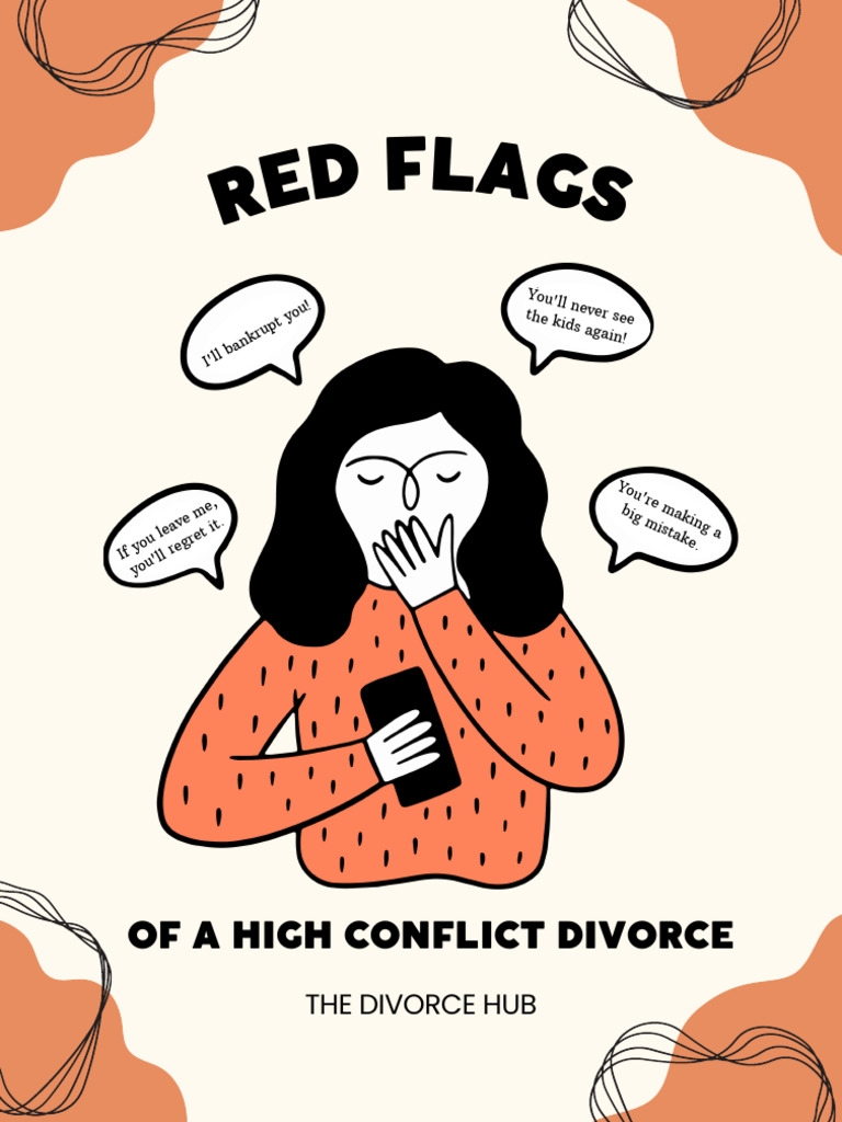 Red Flags Of A High Conflict Divorce The Divorce Hub Pdf
