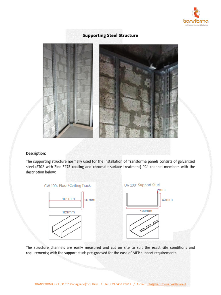 Supporting Steel Structure | PDF | Computers | Technology & Engineering