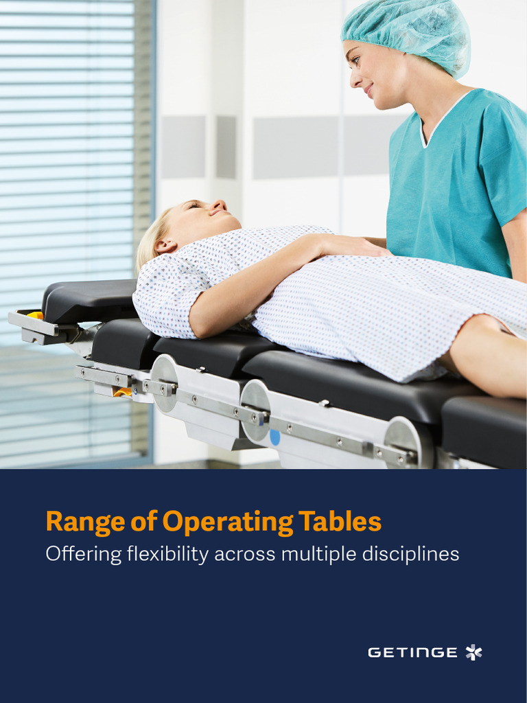 Getinge Range of Operating Tables Brochure Anz en Anz | PDF | Surgery ...