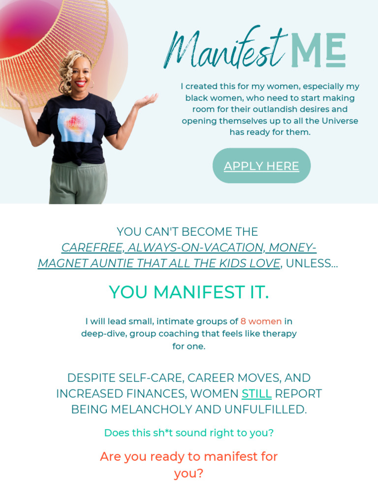 Manifest ME Sales Page | PDF