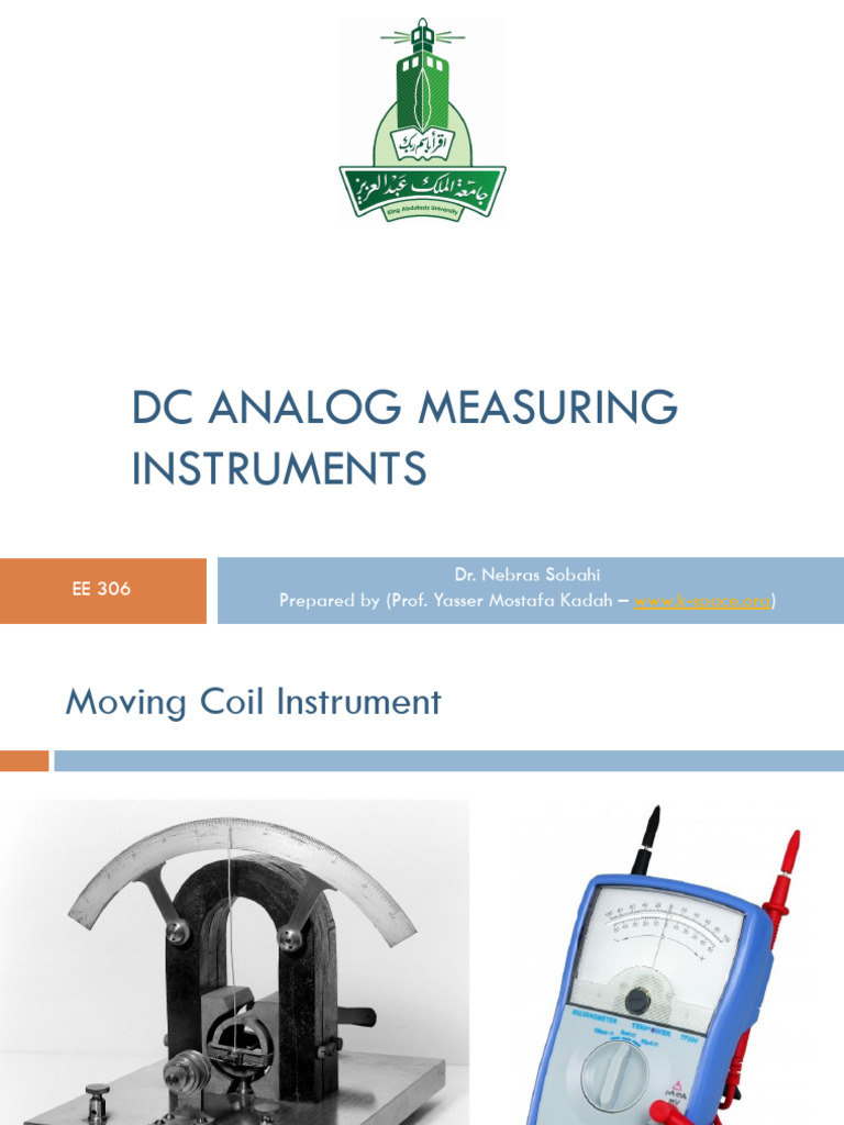 2-EE306 AnalogDC | PDF | Electrical Engineering | Electricity