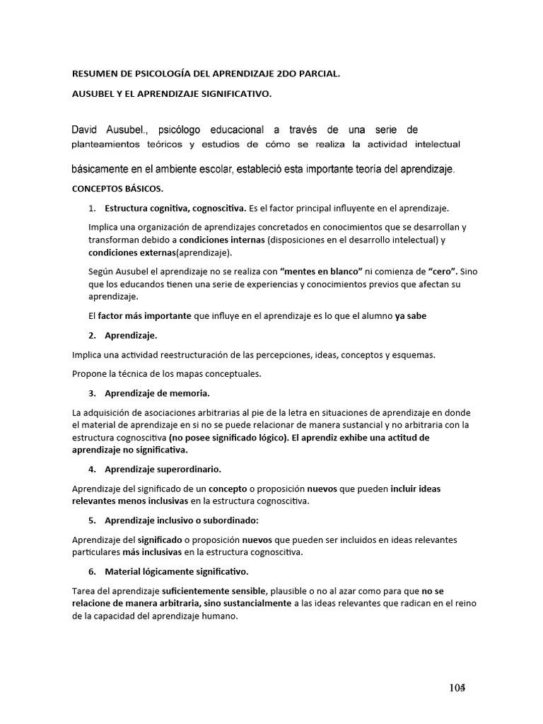 Resumen Ii Parcial | PDF | Aprendizaje | Modificación de comportamiento